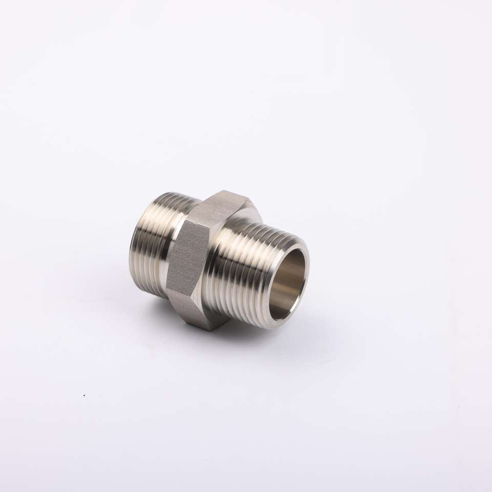 Customized 1/2 3/4 Inch Stainless Steel Hex Nipple: Threaded Pipe ...
