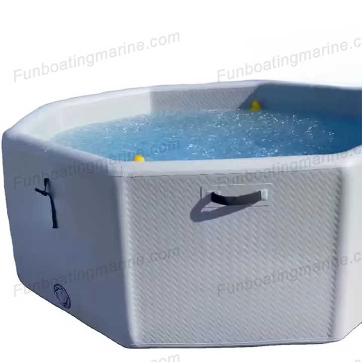 Customized Octagon Hexagon Portable Cold Plunge Pool Spa