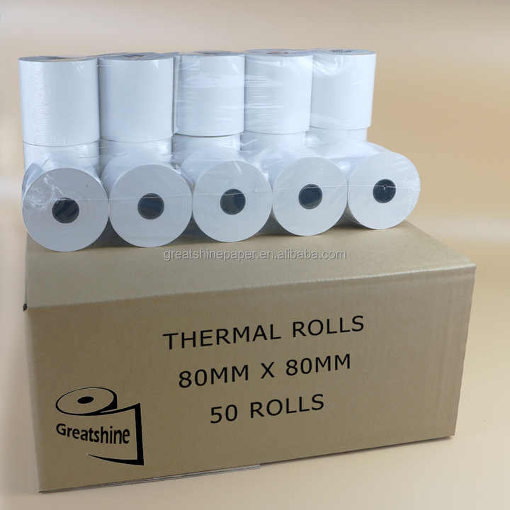 80x80 Thermal Paper Manufacturer for POS/ATM - Greatshine