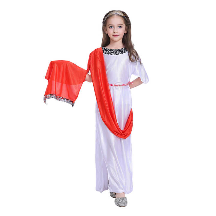Ancient Roman Girls Toga Costumes for Halloween Fun