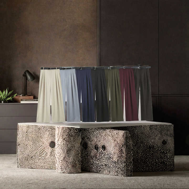 KAR&OT ZA 2025 Women's Retro Vintage High Waist Trousers 4661405 Double ...