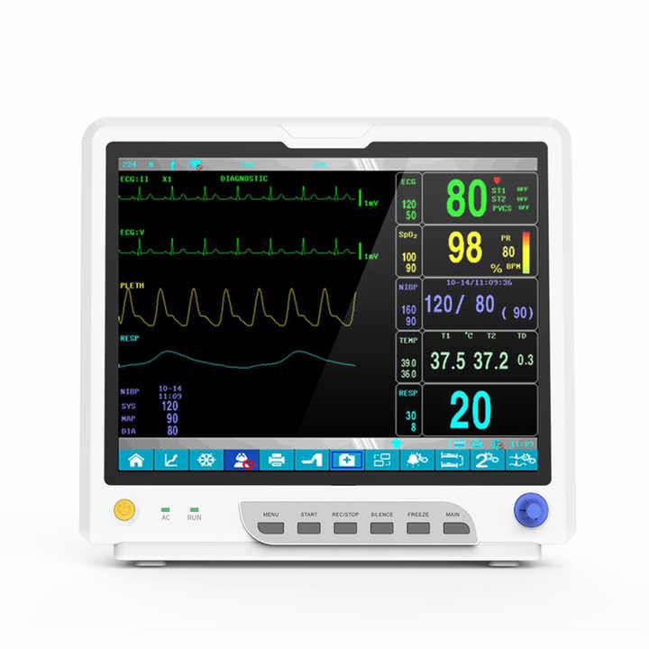 CONTEC CMS9200PLUS touch screen 15 inch multipara patient monitor ...
