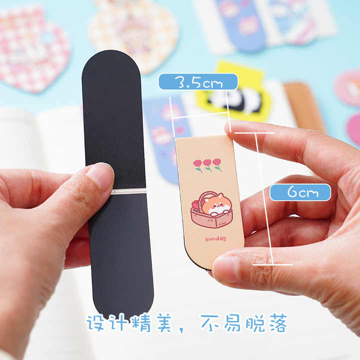 Factory Price Colorful Magnetic Bookmark Fridge Magnetic Label Sticker ...