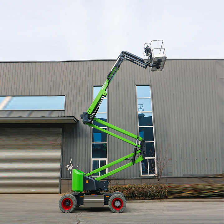 Self-Propelled 14 Meters Hydraulic Lift Height Diesel Articulated Boom ...