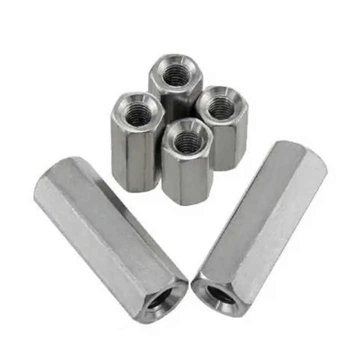 M4 M5 M6 M8 M10 M12 Hex Coupling Nut 304 Stainless Steel Galvanized ...