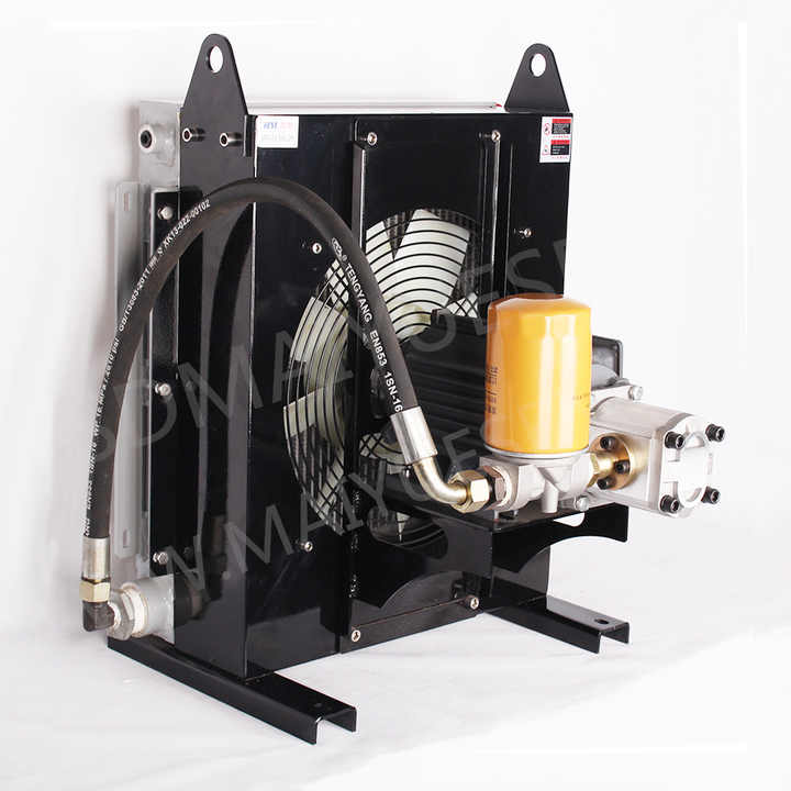 Hydraulic Oil Cooler Independent Circulation Series Pump Fan Customizable Aluminum Radiator ...