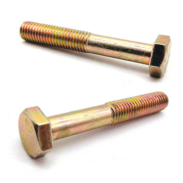 ASTM A307 Gr8.8 Carbon Steel Heavy Gold Hex Bolts - HNF