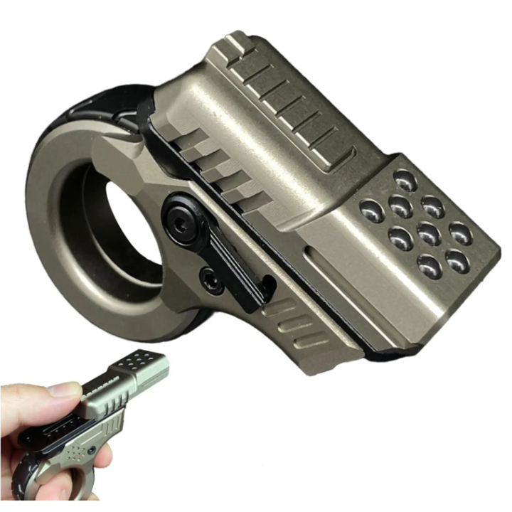 Custom Haptic Slider Fidget Spinner EDC Zoom Alloy Ratchet Wheel Metal ...