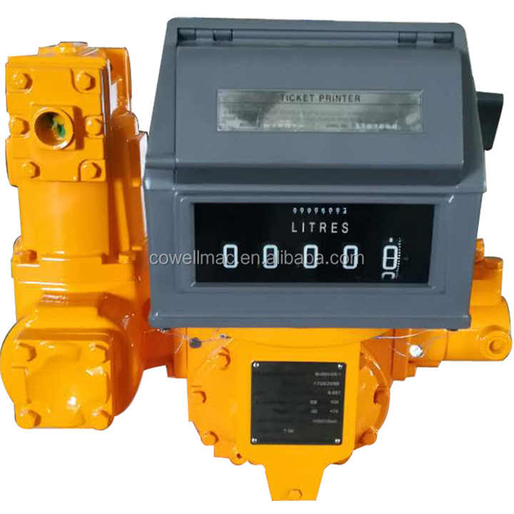 M Series Fuel Gasoline diesel Cowell PD Flow Meter with with Preset ...