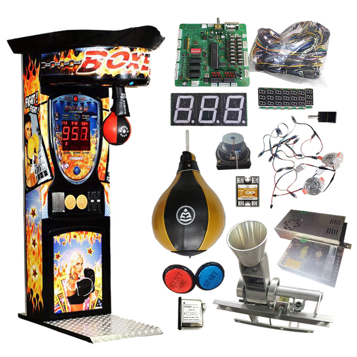 Indoor Amusement Coin Operated Arcade Boxer Games Kits