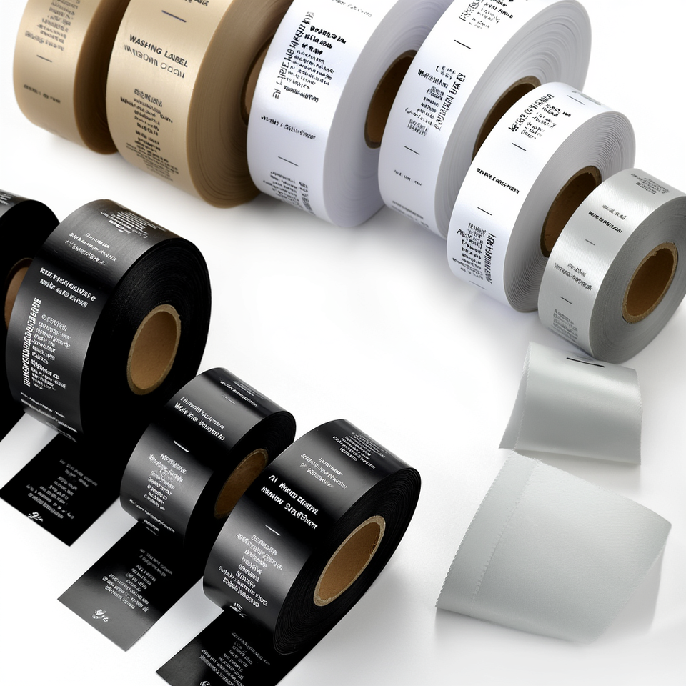 Custom Label Custom Barcode Printing Washing Label for Baby Clothing ...
