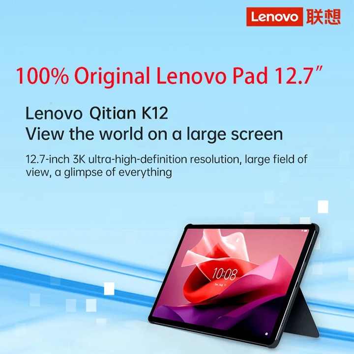 Lenovo K12 Pad Wifi Android Tablet Pc 256GB 12.7" Large Screen High ...