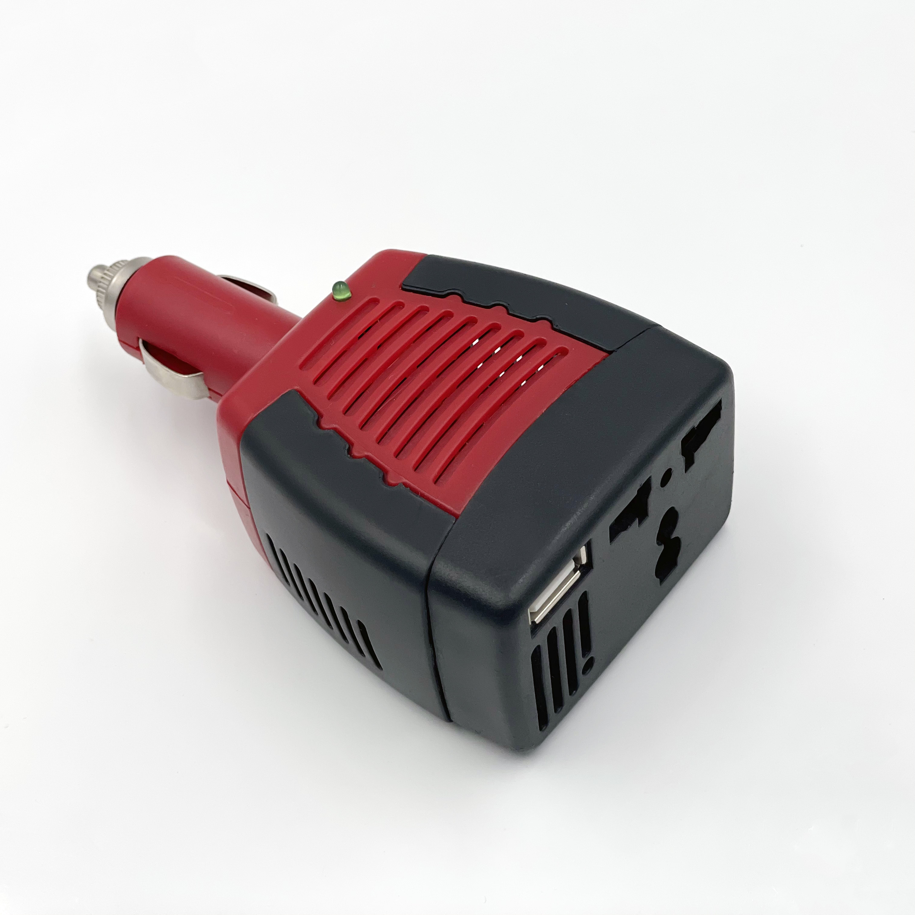75W Micro Inverter Car Portable Inverter with USB Port DC to AC 12v 220v Modified Sine Wave Car ...