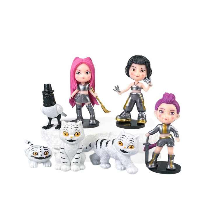 K-POP Demon Hunters PVC Figura Statues Anime Action Figure Toys New ...