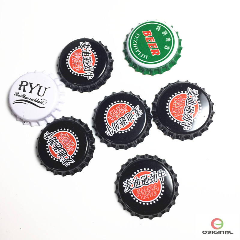 Custom Logo Soda Beer Bottle Caps 26mm Tinplate Beer Crown Cap| Alibaba.com
