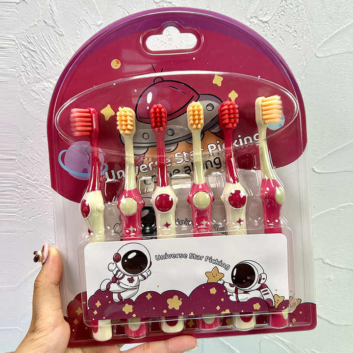 Wholesale Latest Design 6 Pcs Carton Astronaut Design Toothbrush for ...