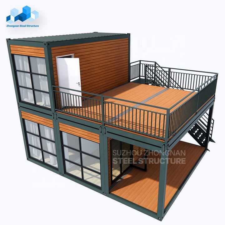 Zhongnan Detachable Mobile Home Cabin House 2 Floor Modular