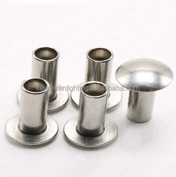 Hot Selling Steel Truss Round Cone Head Semi-Tubular Rivets for Flight ...