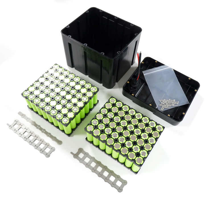 18650 Lithium Battery Case for 48V 8P13S Pack - Holds 104 Cells