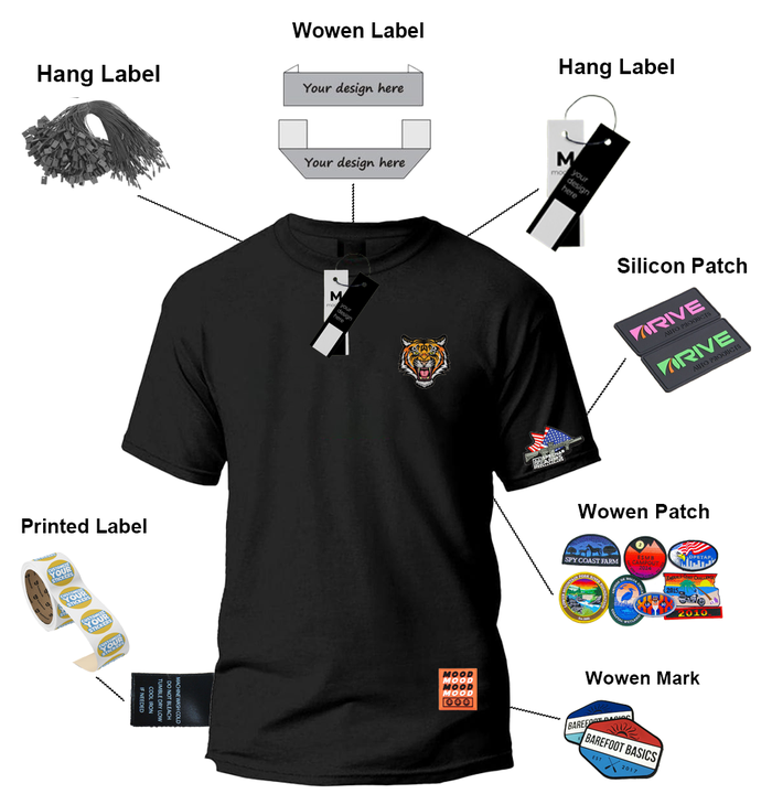 Custom Laser Engraving Brand Logo Leather Embossed Repair Patch Label ...