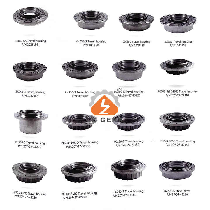 LI ZUAN SK200-3 SK200-5 Excavator Travel Final Drive Sprocket Hub ...
