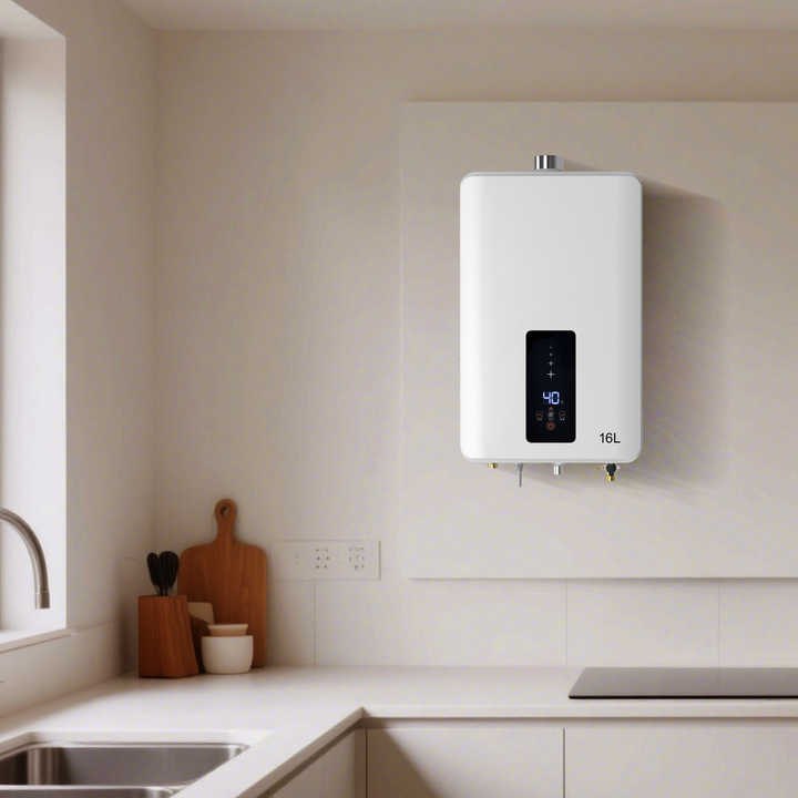 Impulse Ignition Powered Natural Gas Water Heater with Steel Housing ...