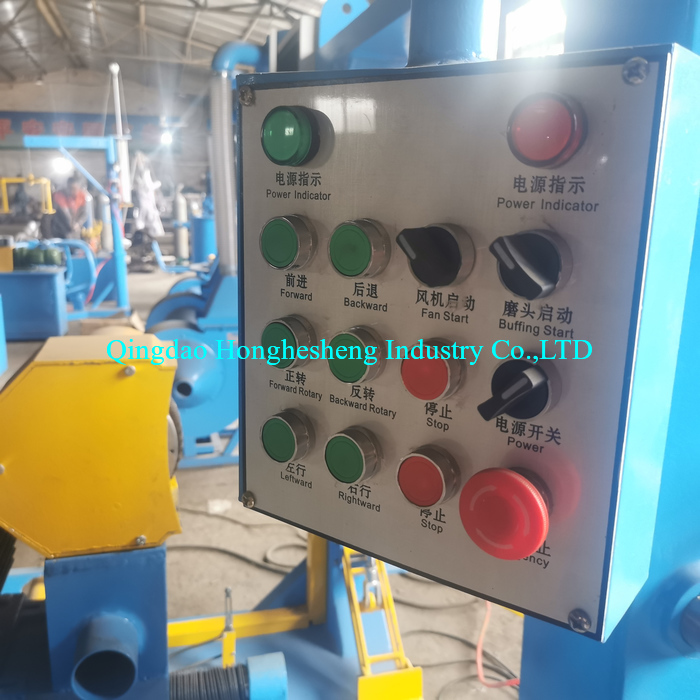 High efficiency industrial ring tread grinding machine / tyre buffing machine for sale