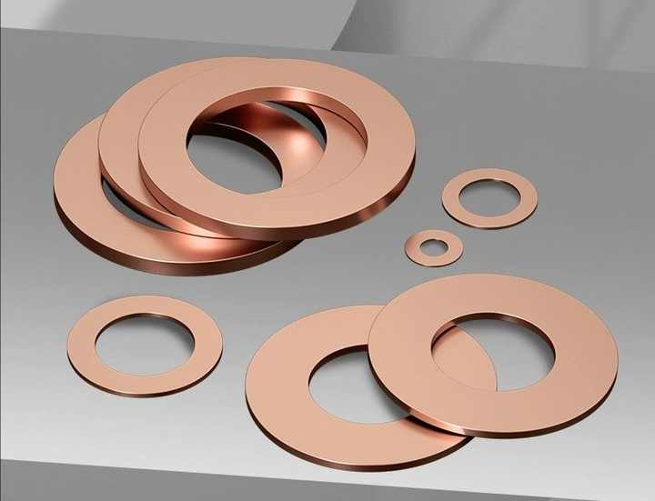 OEM Custom High Quality Solid Copper Seal Washers 6mm-22mm Size Copper ...