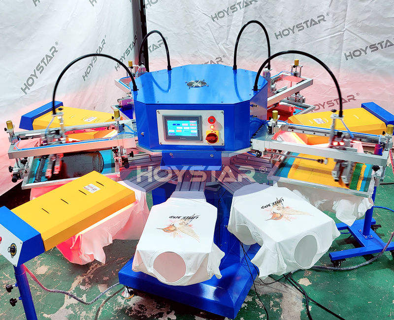 4color rapidtag automatic screen printer tshirt serigrafa automtica ...
