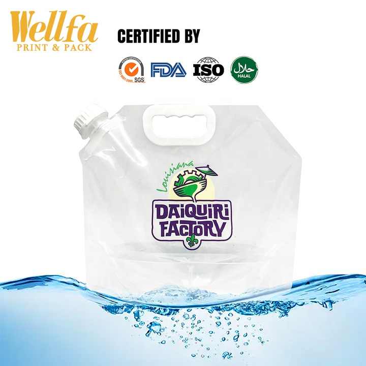 Custom Logo 4 or 5 Liter Gallon Oil Beer Juice Drink Liquid Storage ...
