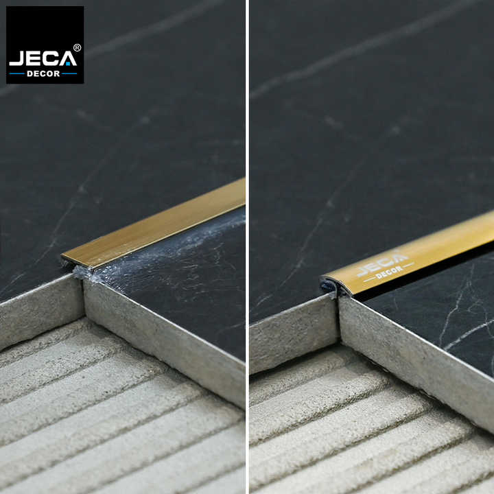 Foshan Factory JECA Tile Accessories Stainless Steel Tile Trim for Wall ...