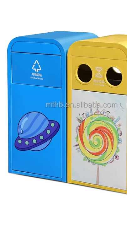 Kindergarten Trash Cans - Eco-Friendly Outdoor Solutions