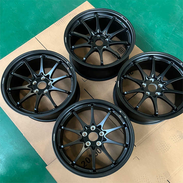 HS Passenger Car Wheel 18x9.5 Forged Black 5x114.3 Rays Racing Car Volk ...