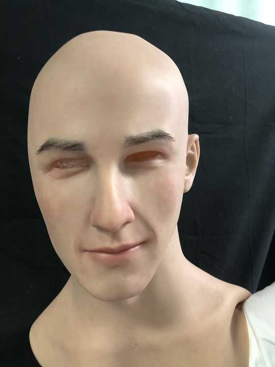 Realistic Handsome Young Man Masks - Lifelike Elderly Face Masks for ...