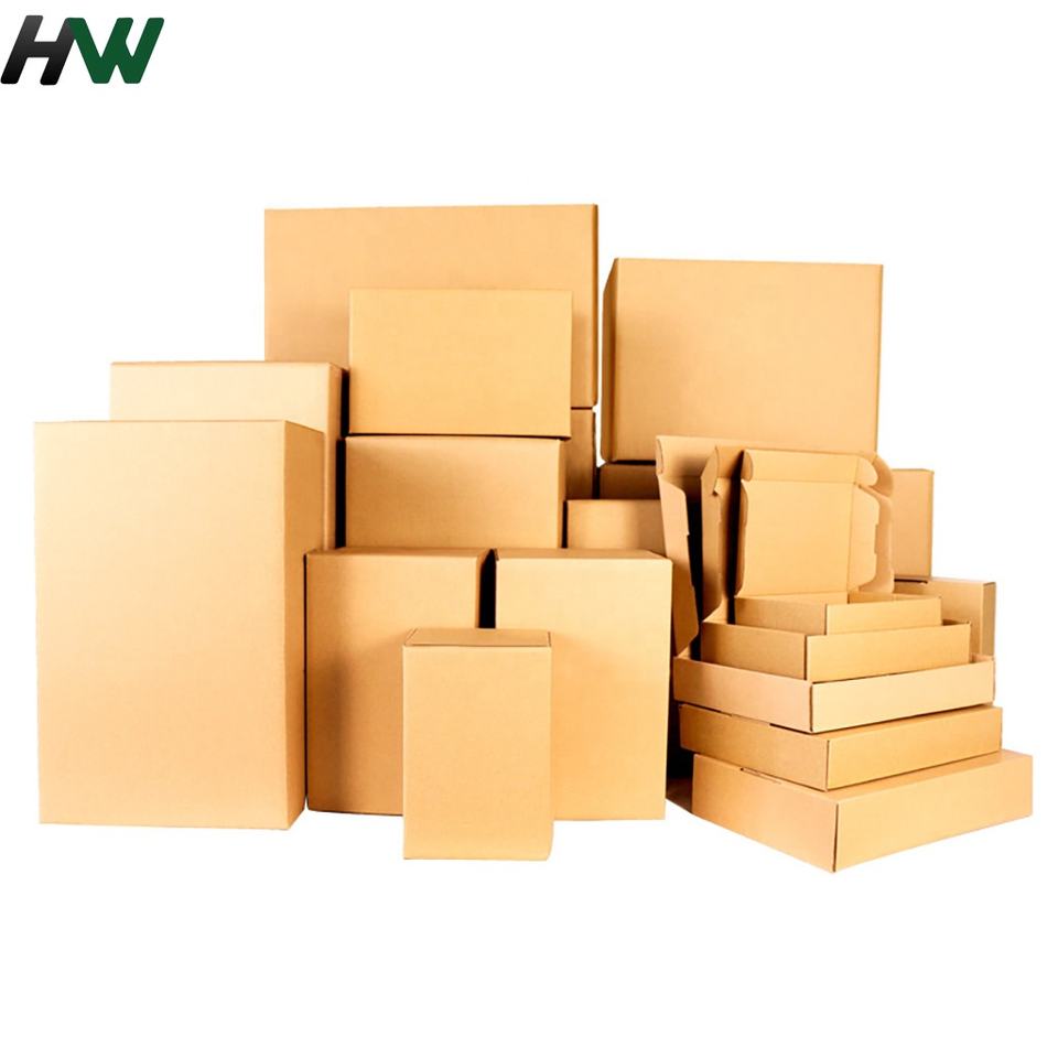Custom Large Corrugated Shipping Boxes with Full Overlap Flaps Matt ...