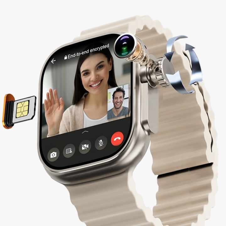 Ultra AI3 Smartwatch - Full Netcoms 5G 4G Sim Card Con Android
