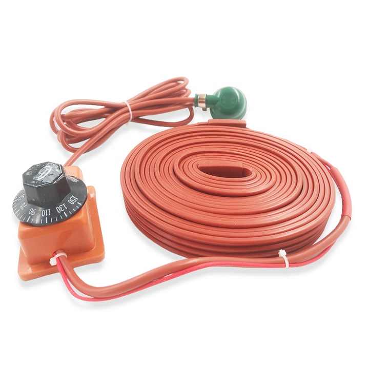 220v 100w Electric Heating element Belt Flexible Silicone Rubber Pipe ...