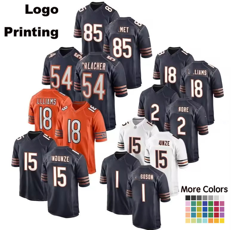 Custom High Quality Chicago Bears Style American Football Jersey ...