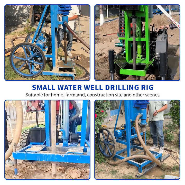 Portable Water Well Drilling Rigs for Sale Small Borehole Drilling Rig ...