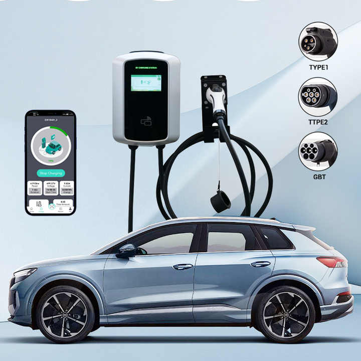 Level2 EV Wallbox 32A Wifi EV Car Charger 22KW EV Charging Station ...
