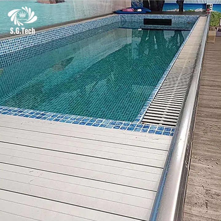 Water Crown Automatic Rolling Shutter Cover Durable Pool Equipment and ...