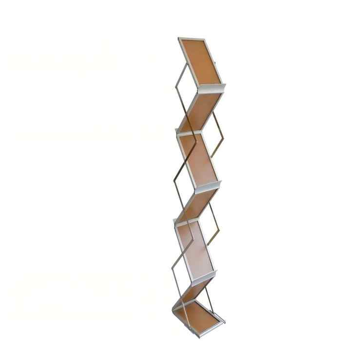 Factory Supply Folding Metal Magazine Display Stand Accept OEM Floor ...