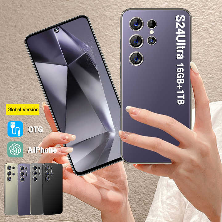 Phones S24 Ultra Smartphones for S24 Ultra 16GB+1TB 5G Dual SIM Cellphone Mobile Phone Original ...