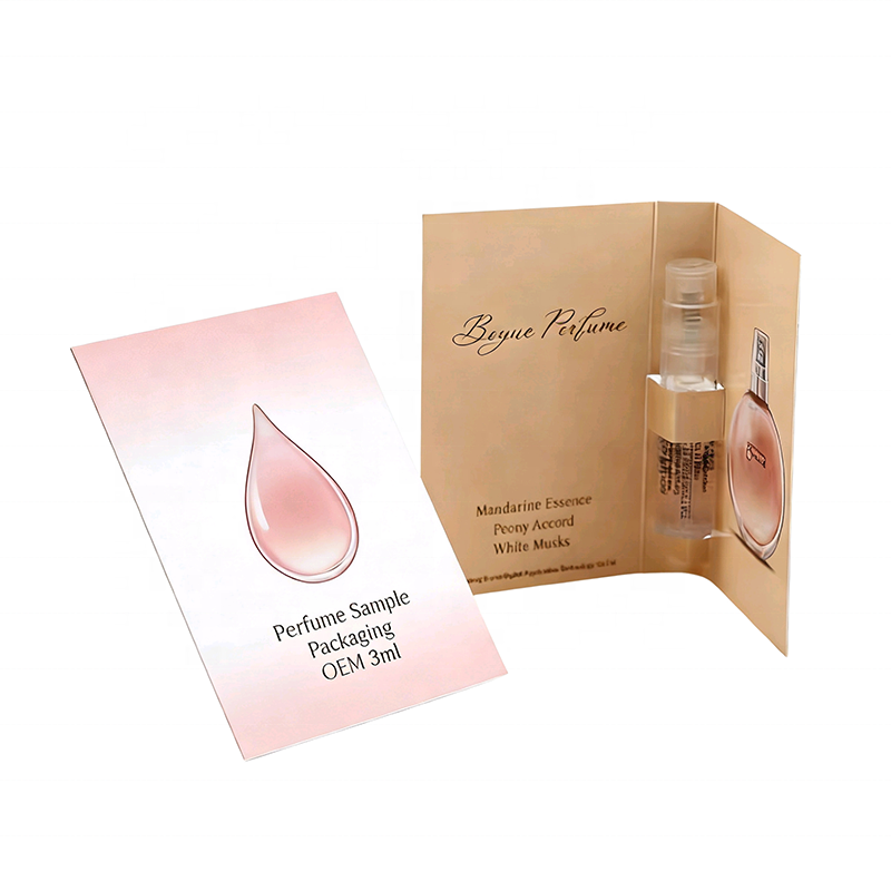 Wholesale Custom Logo Printed Perfume Sample Paper Card Fragrance ...