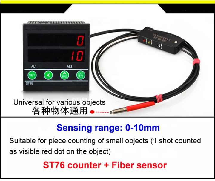 ST76 Infrared Automatic Induction Counter - 0-999999 Count with Digital ...