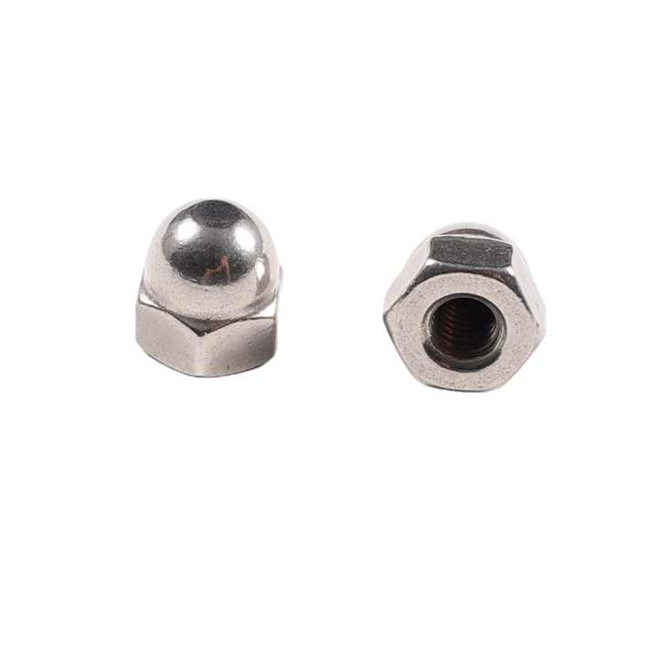 304 316 Stainless Steel Hex Crown Dome Acorn Cap Nut M8
