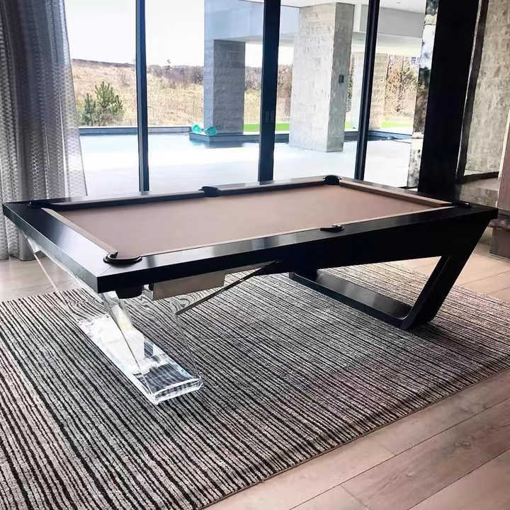 Custom High Quality Wooden Snooker Table Standard Black Eight Indoor ...