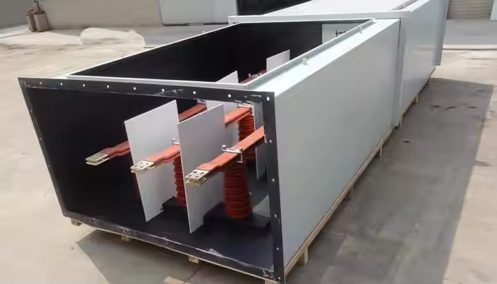 Special Copper Low & High Voltage Busbar Ducts Vertical Busway & Cable ...