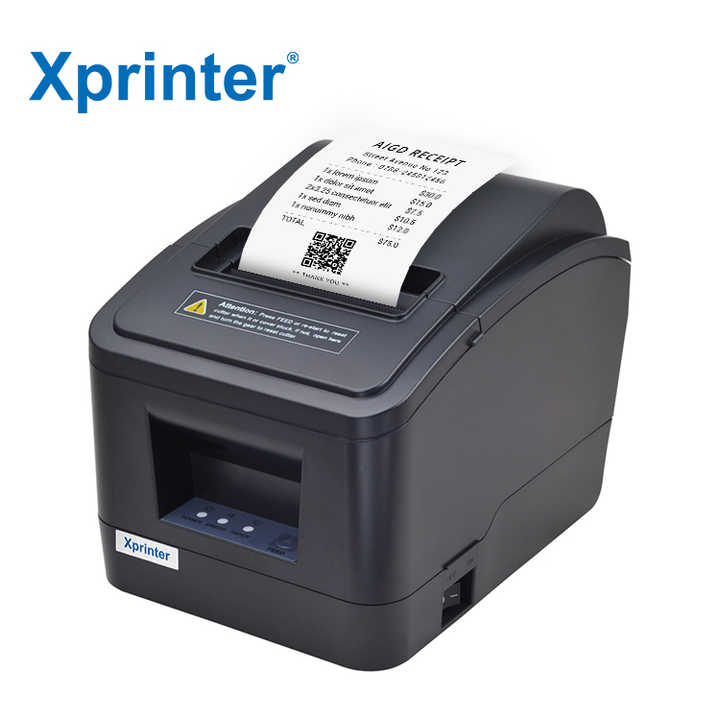 Xprinter-Impresora térmica POS de 3 pulgadas, impresora térmica de recibos de 80mm, USB, con ...