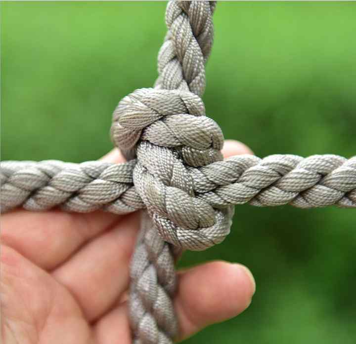Safe and Fun Outdoor Playground - Rope Net Bridge for Kids